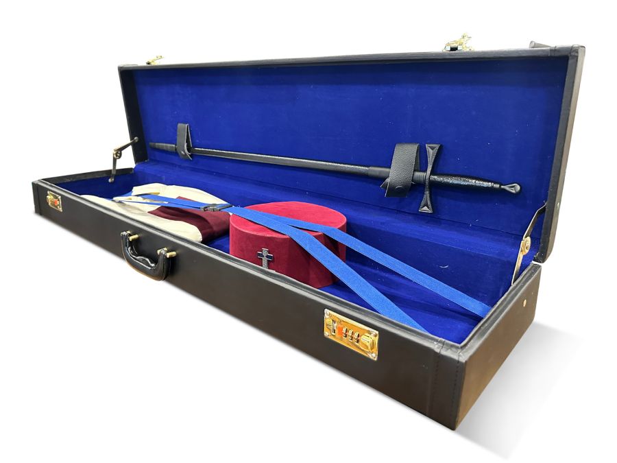 Knights Templar Faux Leather Hard Case