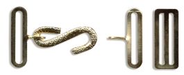 Gold Plated Snake Belt Fitting